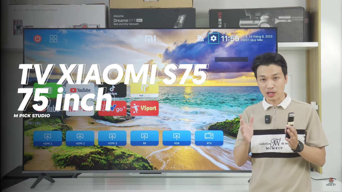 Đánh giá chi tiết TV Xiaomi S75 – 75 inch 4K 144Hz - M Pick Studio